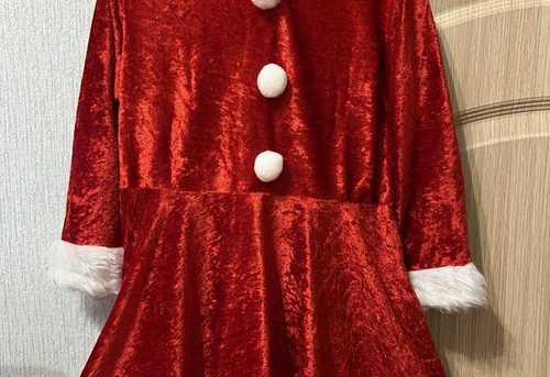 Новогодний костюм помощницы Деда Мороза 4-6 лет