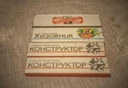 Карандаши простые и цветные СССР и Чехословакия