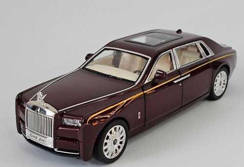 Модель машины Rolls Royce Phantom коричневый 1:24