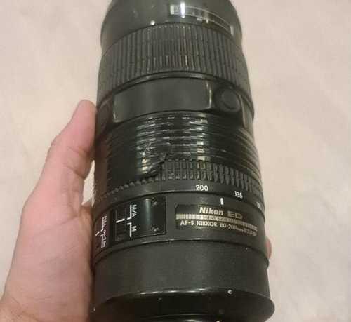 Объектив Nikon 80-200mm f/2.8 ED AF-S Zoom-Nikkor