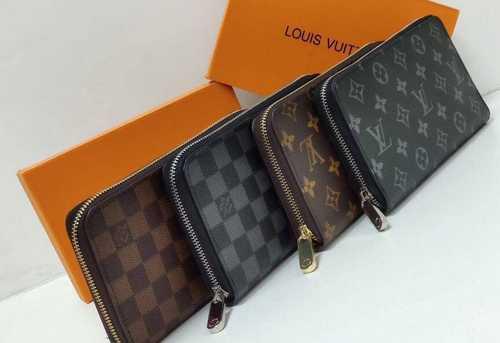 Новый мужской бумажник Louis Vuitton Zippy портмон