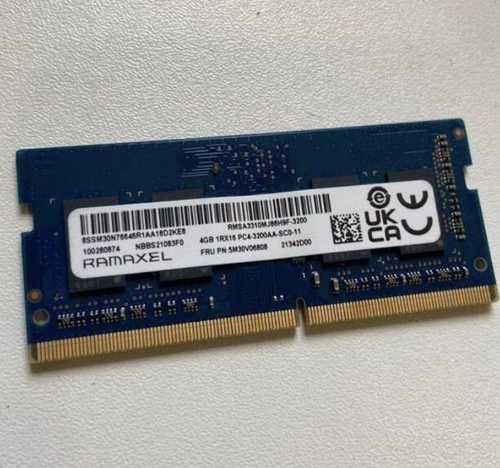 Оперативная память 4GB ddr4 3200mhz sodimm