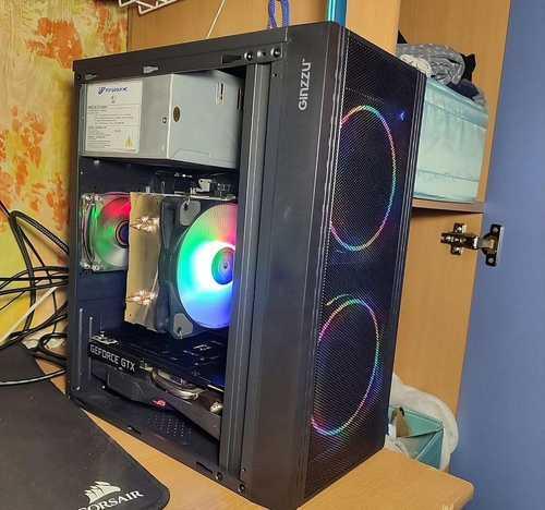 Пк:5700X3D+B550M+1660Su Strix+16gb RAM