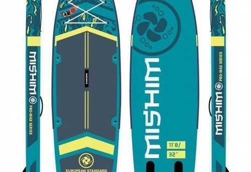 SUP (сап) Доска mishimo PRO-MAX Light Teal 12,6’