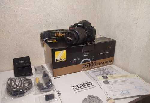Nikon D5100 18-55 VR Kit (пробег 6тыс кадров)