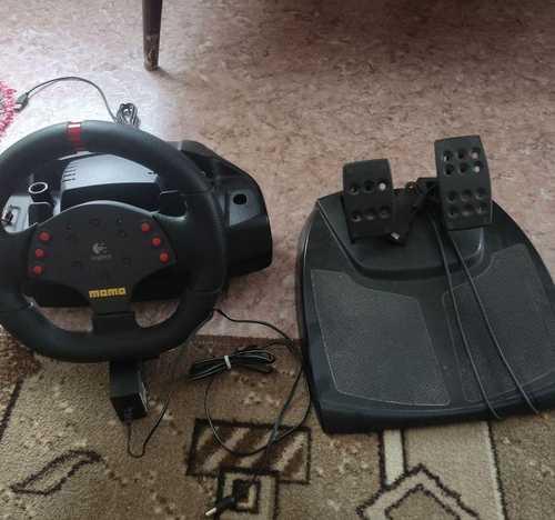 Игровой руль logitech momo racing