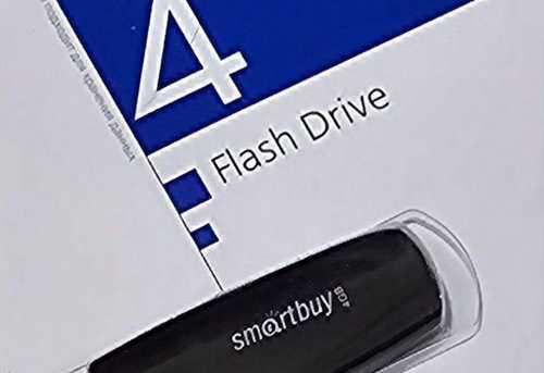 Флэшка 4Gb SmartBuy USB 2.0(черная)