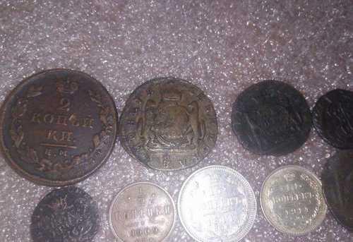 Царские монеты,Сибирь,серебро