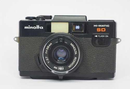 Пленочный фотоаппарат Minolta Hi-Matic SD f/2.7