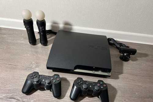 Playstation 3 Slim 250гб +20 игр в подарок