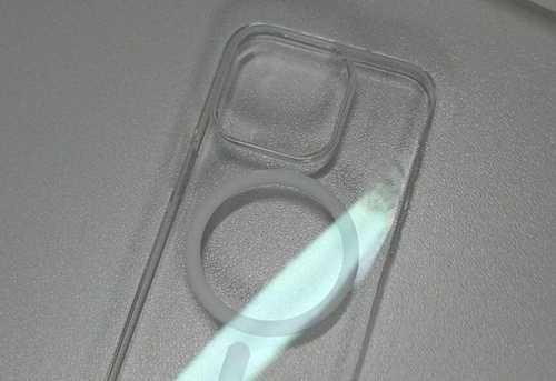 Чехол Clear case на iPhone 15 pro MagSafe