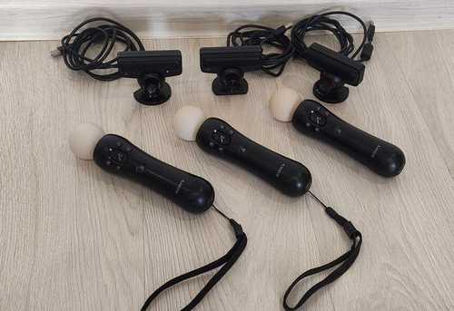 Комплект - камера + Move контролёр для PS3