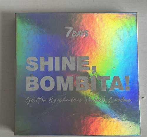 Две палетки теней 7Days Shine,bombita и Perfix