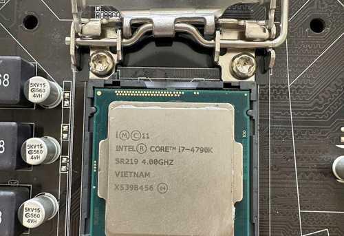 Процессор intel core i7 4790k. Рабочий