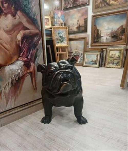 Скульптура Собака Бульдог Таратынов