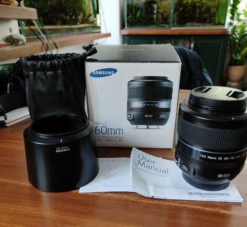 Объектив samsung nx 60mm