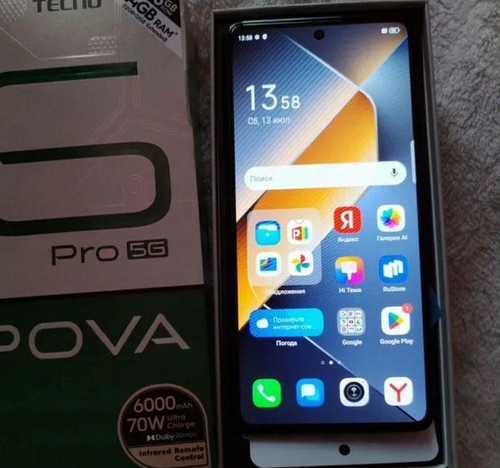 TECNO Pova 6 Pro 5G, 12/256 ГБ