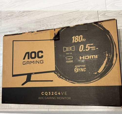 NEW AOC 31.5" Монитор CQ32G4VE, 2560x1440, 180 Гц