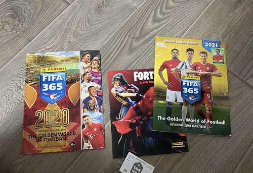 Альбомы коллекционные, наклейки от panini