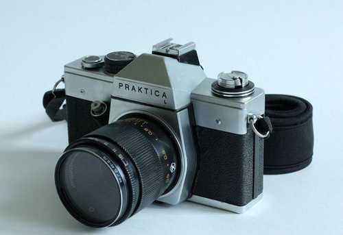 Пленочный фотоаппарат praktica L+Объектив Индустар