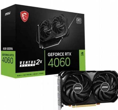 Видеокарта MSI GeForce RTX 4060 ventus 2X black