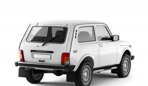 Пороги с накладками на LADA 4х4 2121 / 4x4 urban