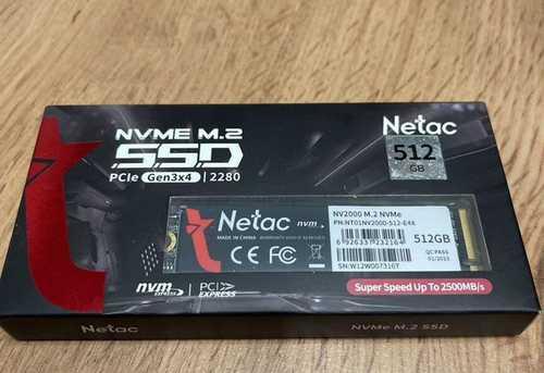 SSD диск netac M.2 (2280) NV2000 512Gb