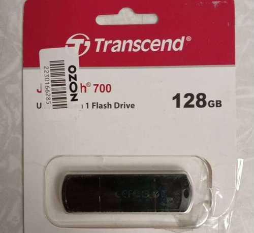 USB флешка 128Gb Transcend JetFlash 700 USB 3.1