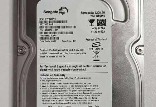 Жесткий диск 250 GB Seagate Barracuda 7200.10