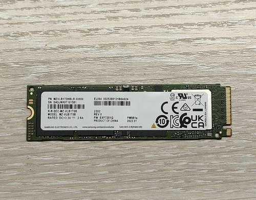 SSD Samsung PM981A (970 EVO plus OEM) PCe3.0 1тб