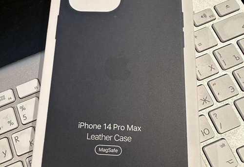 Кожаный чехол apple iPhone 14 pro max