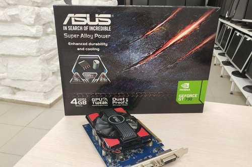 Видеокарта asus GeForce GT 730, 4Gb, PCI-E