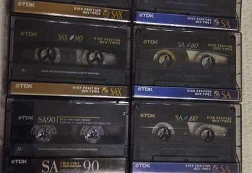 Аудиокассеты, TDK хром, цена за 8шт