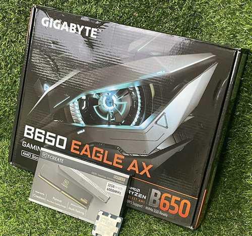 Комплект B650 eagle AX   Ryzen 7 7700   32GB 6000