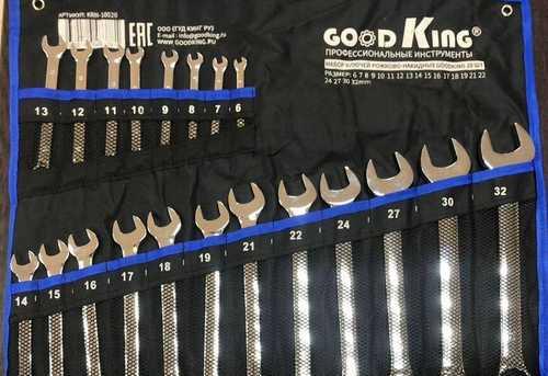 Набор комбинированных ключей GoodKing 6-32 мм