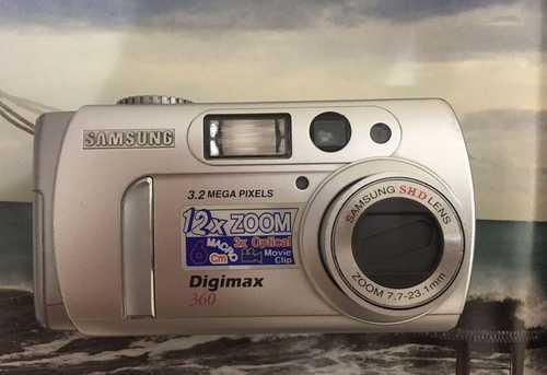 Компактный фотоаппарат samsung Digimax 360