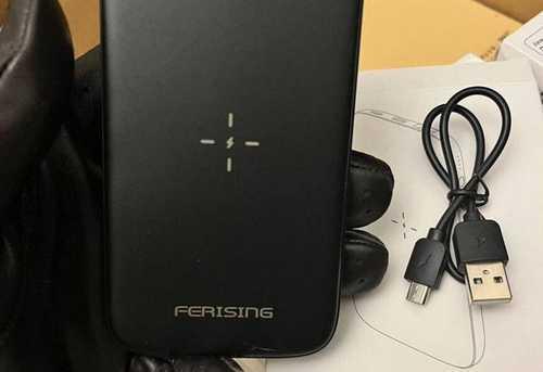 Ferising повербанк беспроводная зарядка USB typec