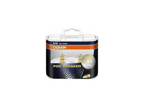 Лампа H3 комплект 2шт 12V 55W FOG breaker +60 боль