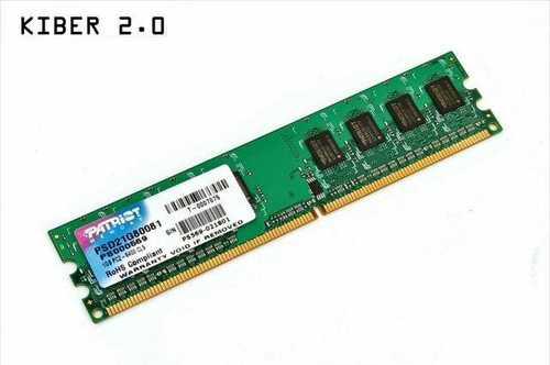 DDR2 1 GB 800 MHz Patriot для Компьютера