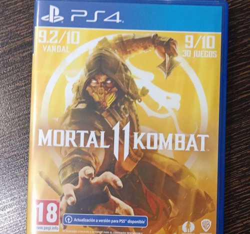 Мортал комбат 11 ps4 диск