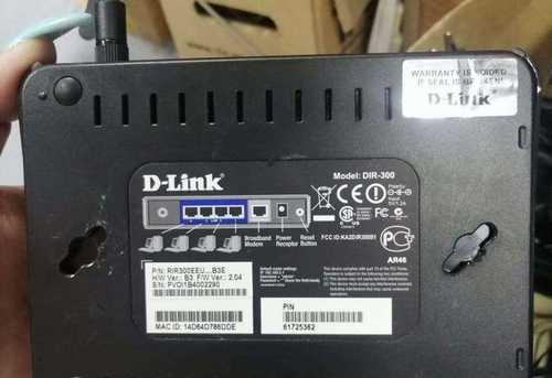 Wi-Fi роутер D-link DIR-300 б/у