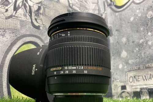 Sigma AF 18-50mm 2.8 EX DC macro HSM Nikon F