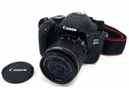Canon 600d объектив 18-55 мм с сумкой