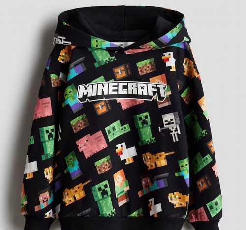 Толстовка новая H&M Minecraft 110-116 122-128