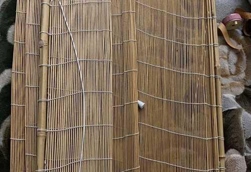 Бамбуковая рулонная штора / жалюзи