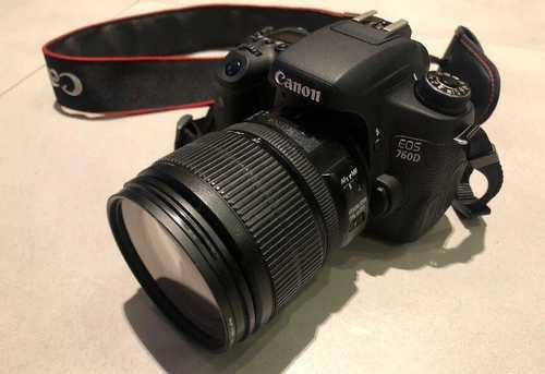 Зеркальный фотоаппарат Canon EOS 760d kit