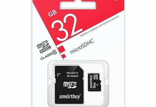 Карта памяти Smartbuy microsdhc Class 10 (10/10MB