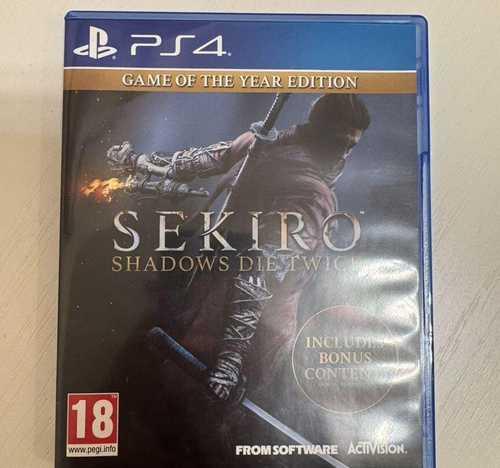 Sekiro shadows die twice game of the year ps4