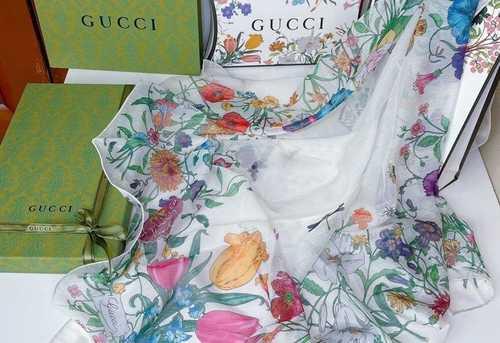 Шифоновый платок Gucci