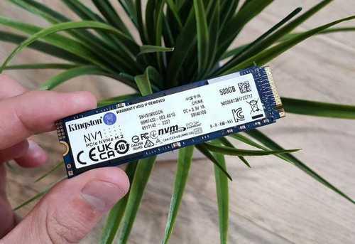 SSD m2 nvme Kingston nv1 500gb Идеальный